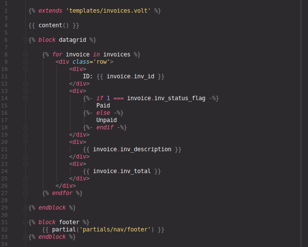 Volt - Phalcon Documentation